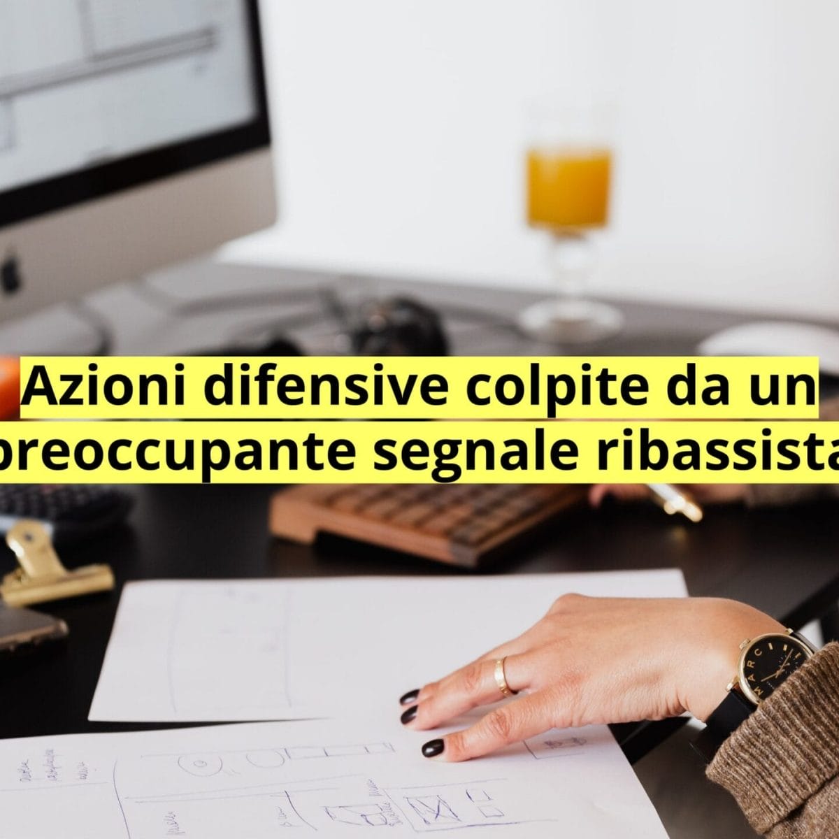 Segnale ribassista su una delle azioni difensive per eccellenza ... Segnale ribassista su una delle azioni difensive per eccellenza ...